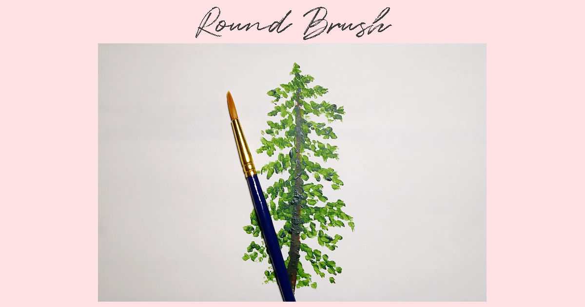 How to Paint Pine Trees In 5 Easy Steps (Using 5 Different Brushes ...