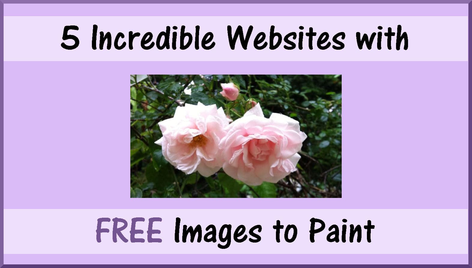 5 Incredible Websites with Free Images to Paint - Squishing Paint