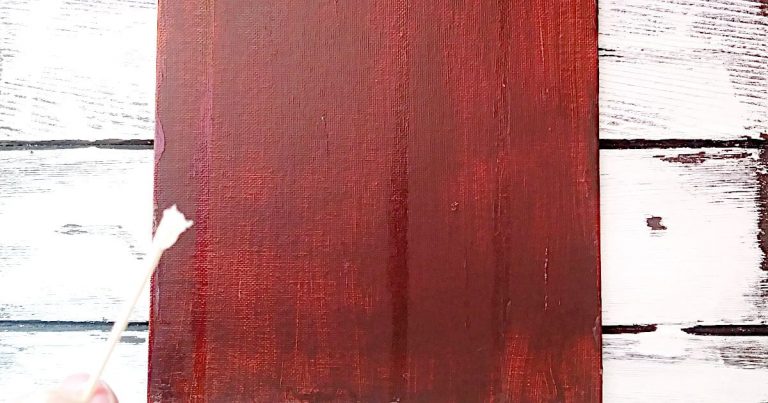 How to Paint a Weathered Wood Effect in 9 Steps or Less! - Squishing Paint