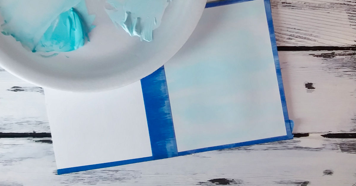 How to Make a Holiday Card with Acrylic Paint: A Vintage Inspired Art ...