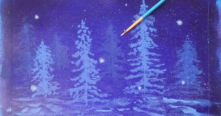 The Easiest Way to Paint a Snowflake in Detail + 2 Additional ...