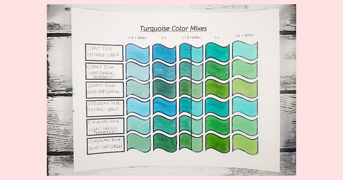 How to Make Turquoise Acrylic Paint Like a Pro! - Squishing Paint