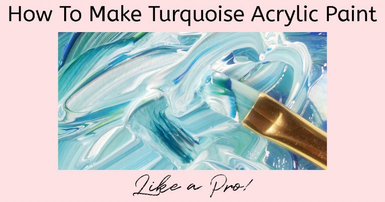 How to Make Turquoise Acrylic Paint Like a Pro! - Squishing Paint