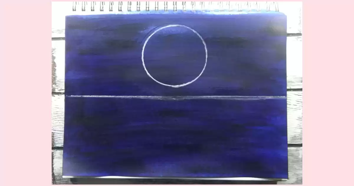 Moonlight Magic: How To Paint The Moon (In 8 Easy Steps) - Squishing Paint